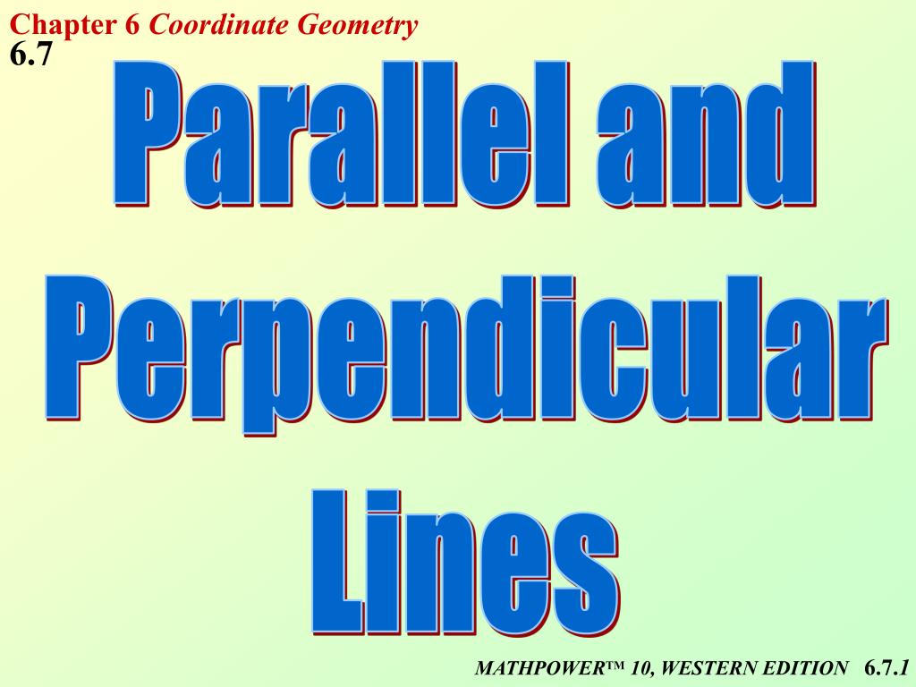 PPT - Parallel and Perpendicular Lines PowerPoint Presentation, free ...