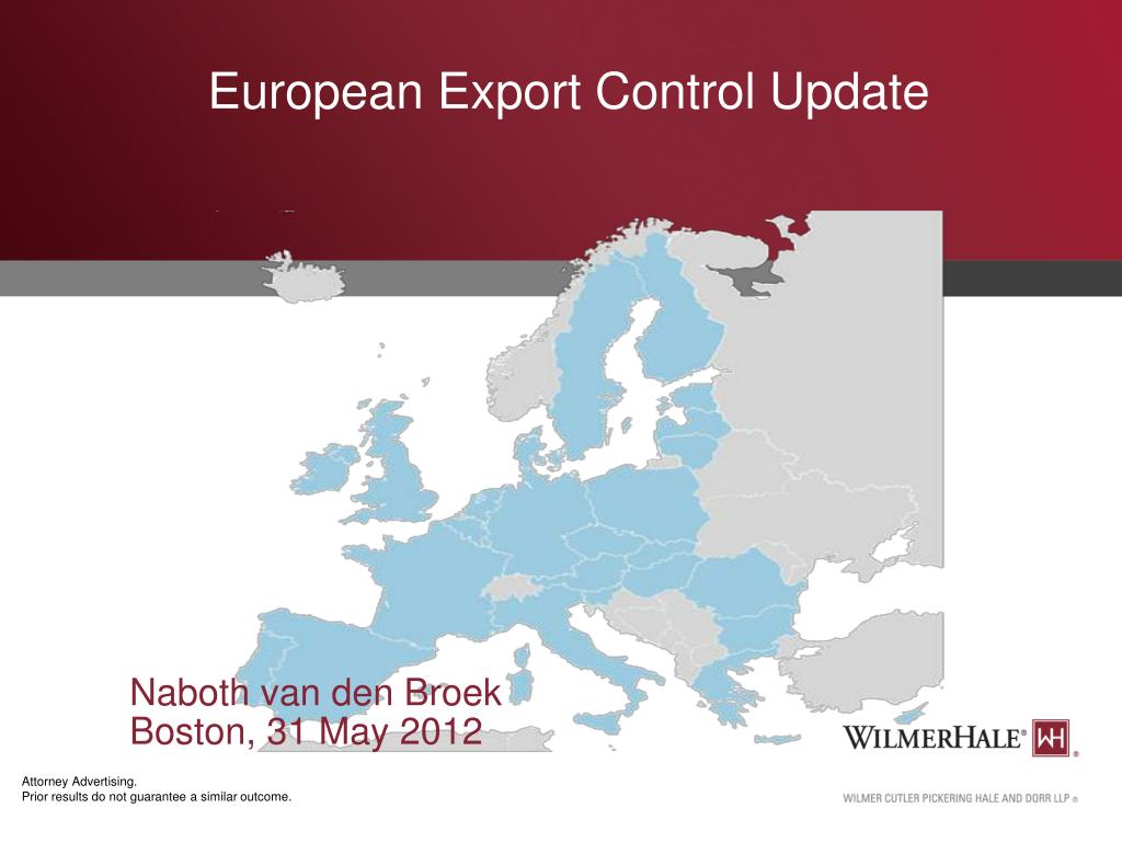 PPT - European Export Control Update PowerPoint Presentation, free ...