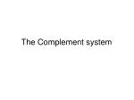PPT - The Complement System PowerPoint Presentation, free download - ID ...