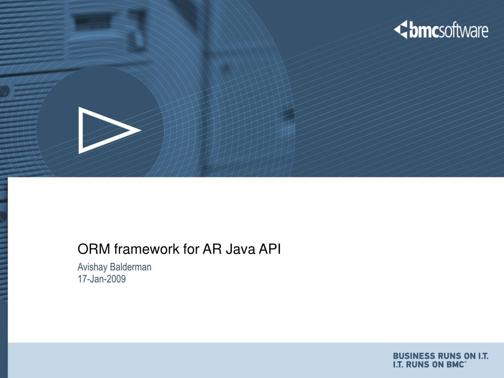PPT - ORM framework for AR Java API PowerPoint Presentation, free ...