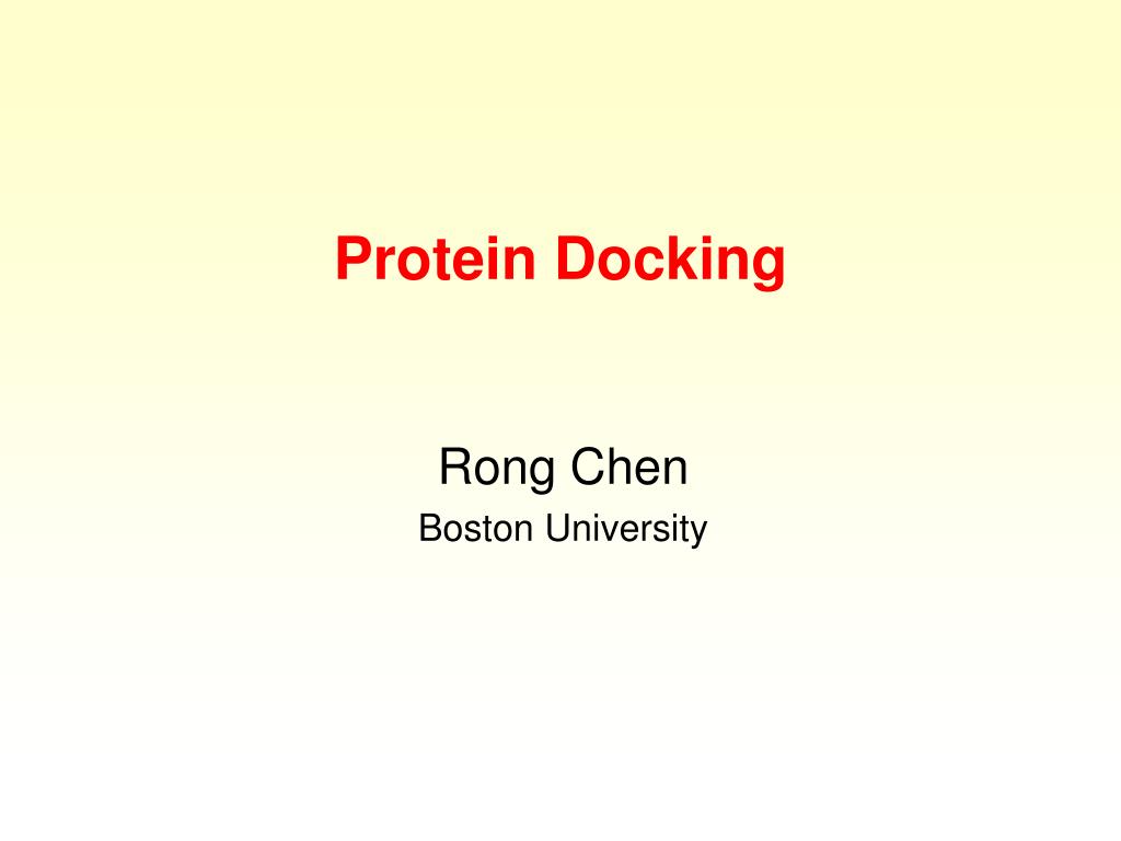 PPT - Protein Docking PowerPoint Presentation, free download - ID:3197761