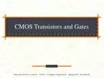 PPT - CMOS Transistors PowerPoint Presentation, free download - ID:5104694