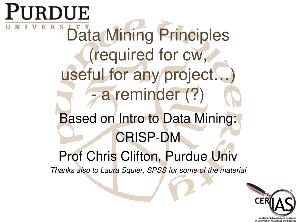 PPT - Standardizing Data Mining Process for Reliable Results PowerPoint ...