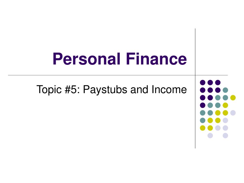 PPT - Personal Finance PowerPoint Presentation, free download - ID:3200294