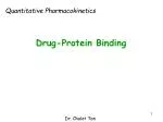 PPT - Plasma drug protein binding PowerPoint Presentation, free ...