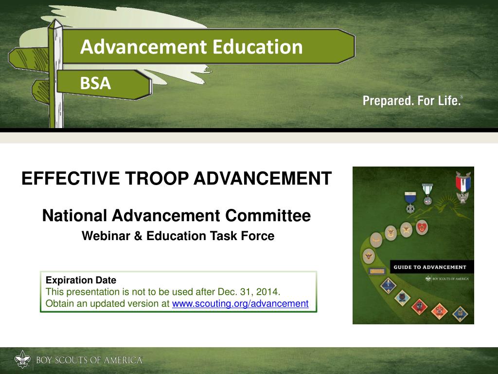 PPT - EFFECTIVE TROOP ADVANCEMENT PowerPoint Presentation, free ...