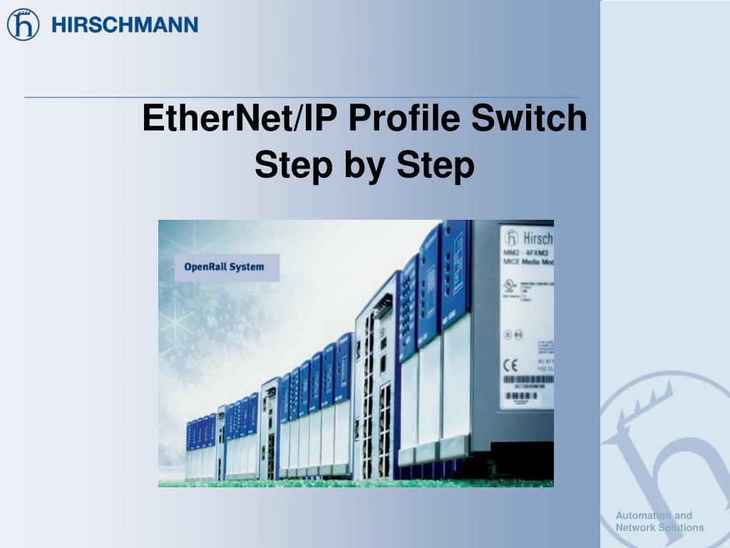 PPT - EtherNet/IP Profile Switch Step by Step PowerPoint Presentation ...