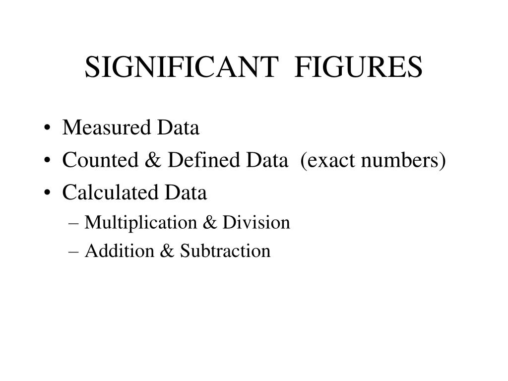 PPT - SIGNIFICANT FIGURES PowerPoint Presentation, free download - ID ...