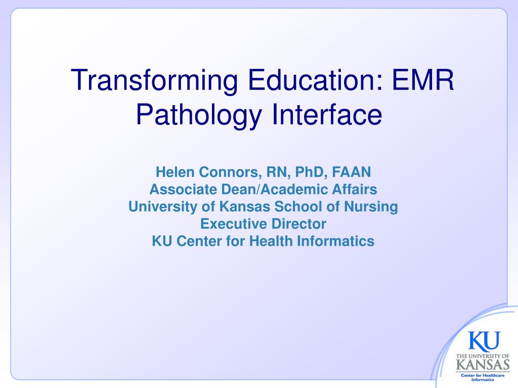 PPT - Transforming Education: EMR Pathology Interface PowerPoint ...