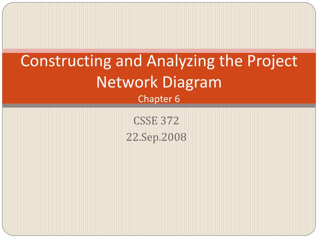 PPT - Constructing and Analyzing the Project Network Diagram Chapter 6 PowerPoint Presentation ...
