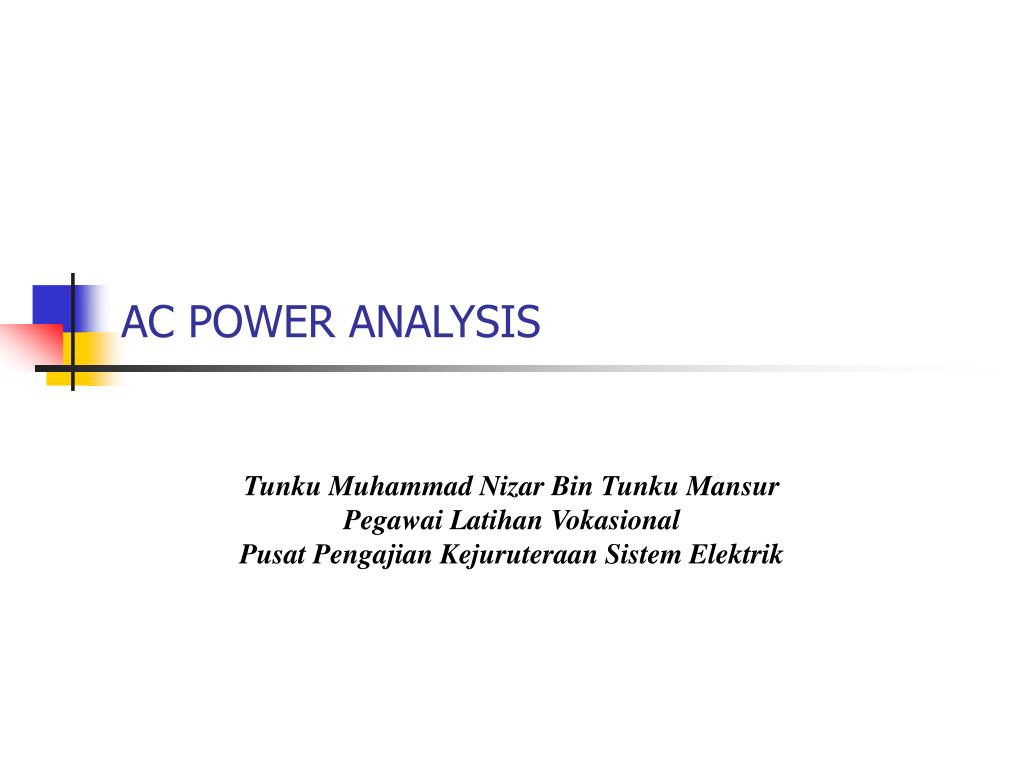 PPT - AC POWER ANALYSIS PowerPoint Presentation, free download - ID:3209544