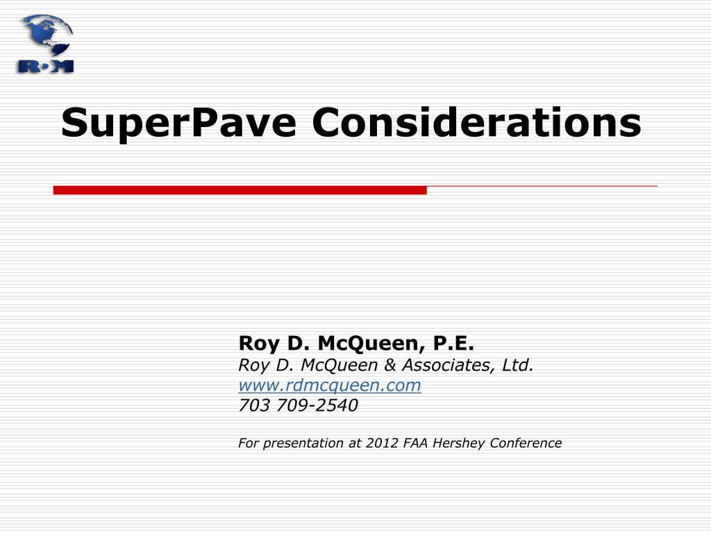 PPT - SuperPave Considerations PowerPoint Presentation, free download ...