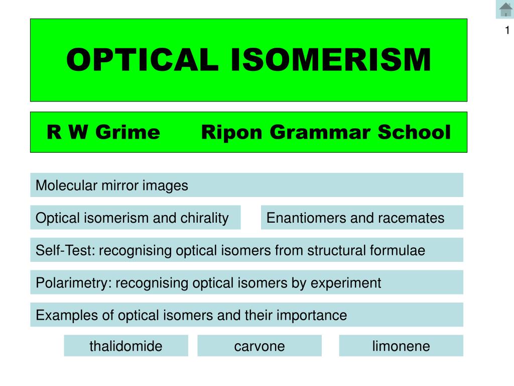 PPT - OPTICAL ISOMERISM PowerPoint Presentation, free download - ID:3209745