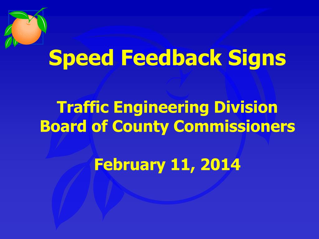 PPT - Enhancing Road Safety with Speed Feedback Signs PowerPoint ...