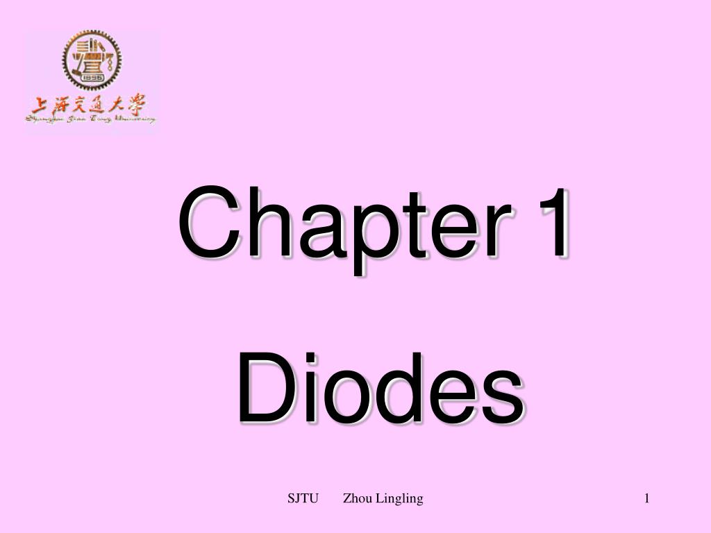PPT - Chapter 1 Diodes PowerPoint Presentation, free download - ID:3210686