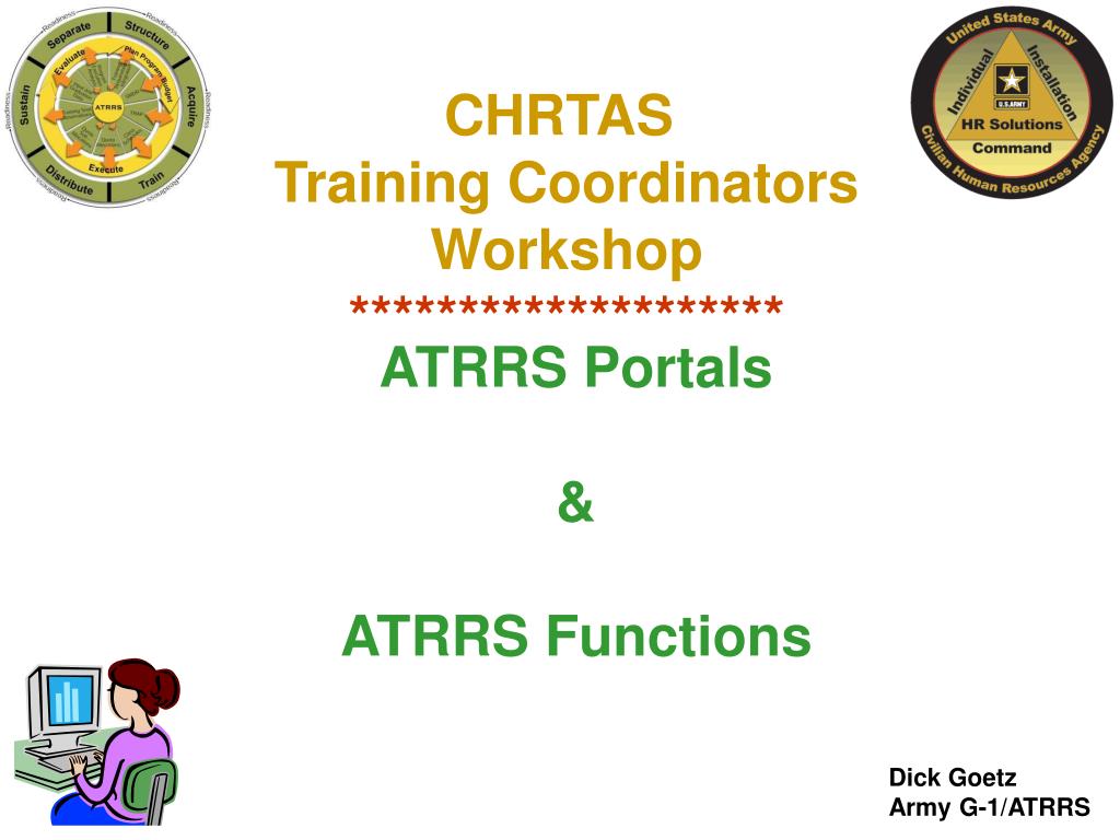 PPT - CHRTAS Training Coordinators Workshop ******************** PowerPoint Presentation - ID ...