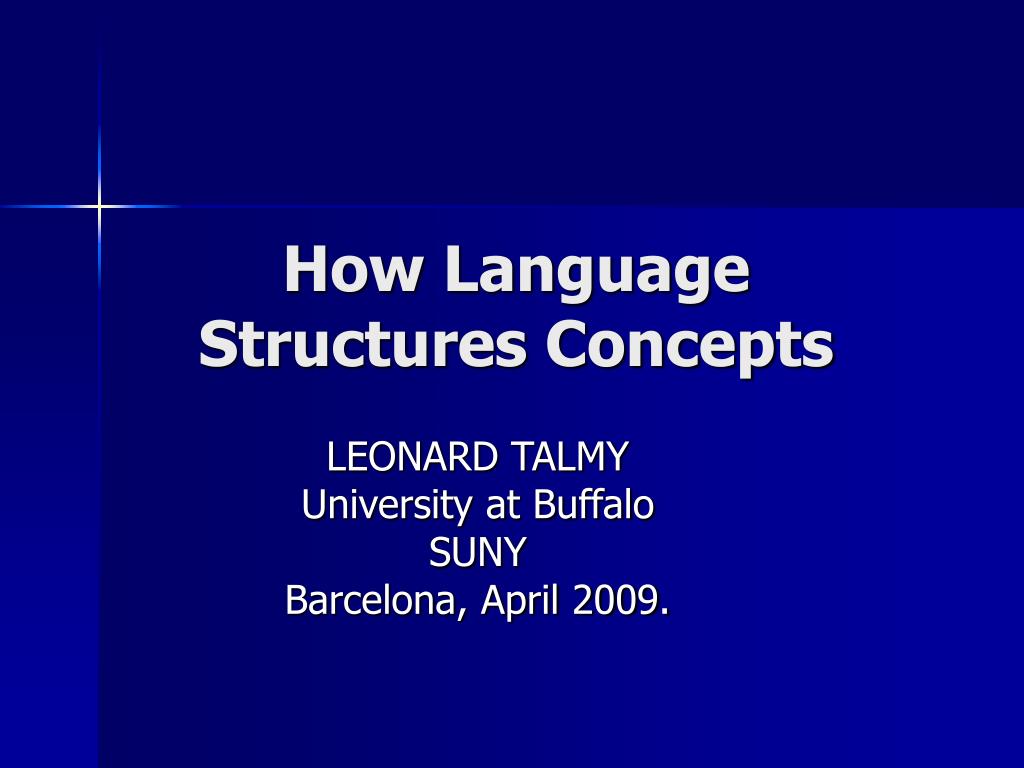 PPT - How Language Structures Concepts PowerPoint Presentation, free ...