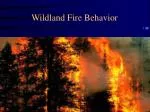 PPT - Introduction to Wildland Fire Behavior PowerPoint Presentation ...