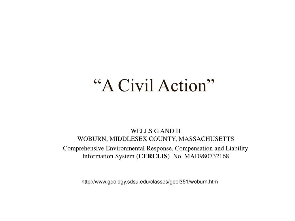 PPT - “A Civil Action” PowerPoint Presentation, free download - ID:3214831