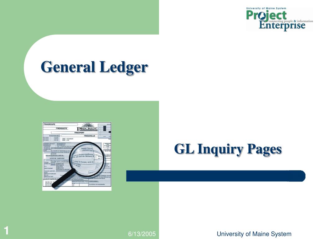 PPT - General Ledger PowerPoint Presentation, free download - ID:3216919