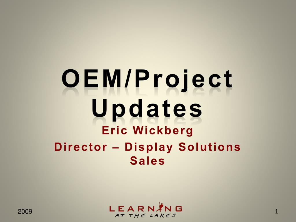 PPT - OEM/Project Updates PowerPoint Presentation, free download - ID ...