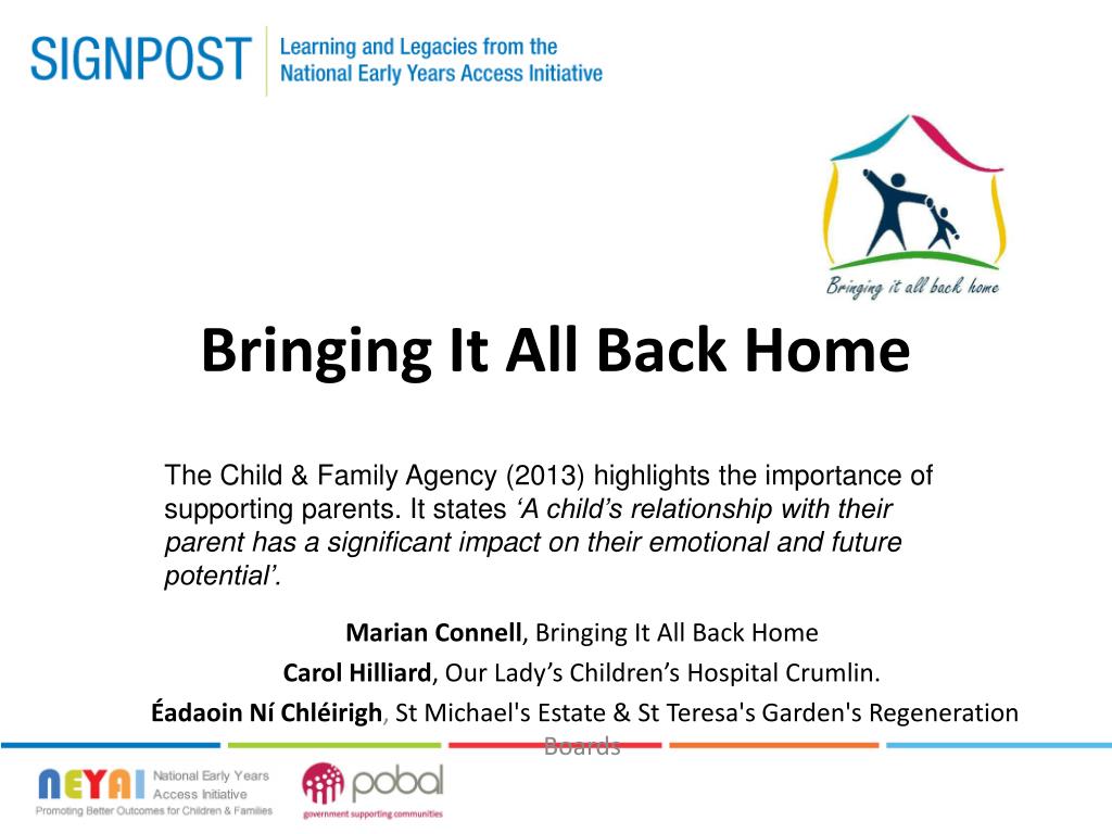 PPT - Bringing It All Back Home PowerPoint Presentation, free download ...