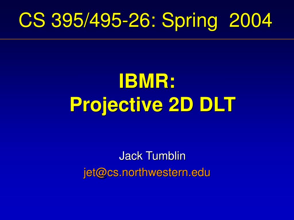 PPT - CS 395/495-26: Spring 2004 PowerPoint Presentation, free download ...