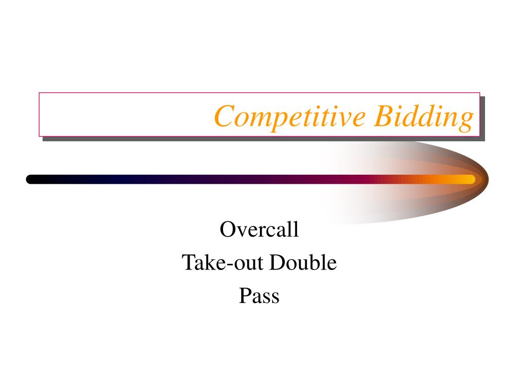 PPT - Competitive Bidding PowerPoint Presentation, free download - ID ...