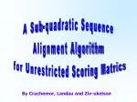 PPT - Scoring Matrices for Sequence Alignment PowerPoint Presentation ...