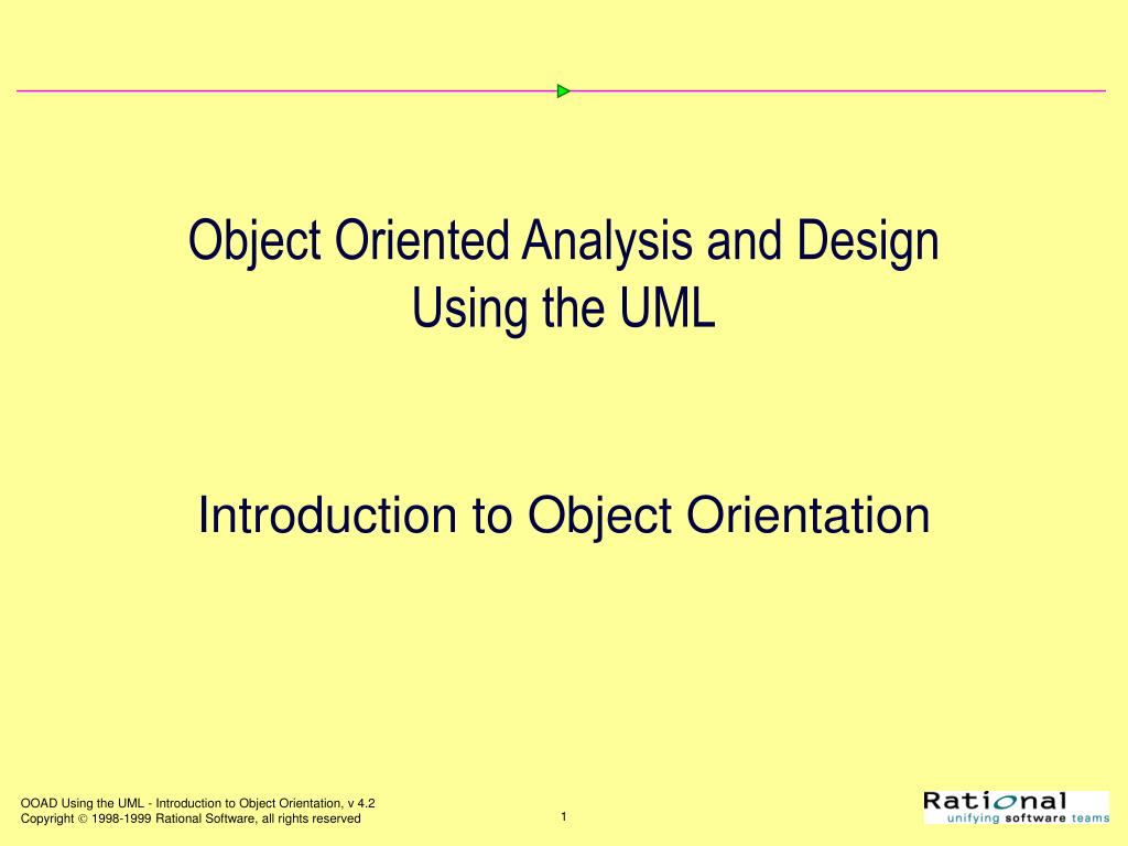 PPT - Object Oriented Analysis and Design Using the UML PowerPoint Presentation - ID:3218889