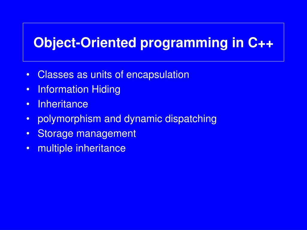 PPT - Mastering Object-Oriented Programming in C++ PowerPoint ...