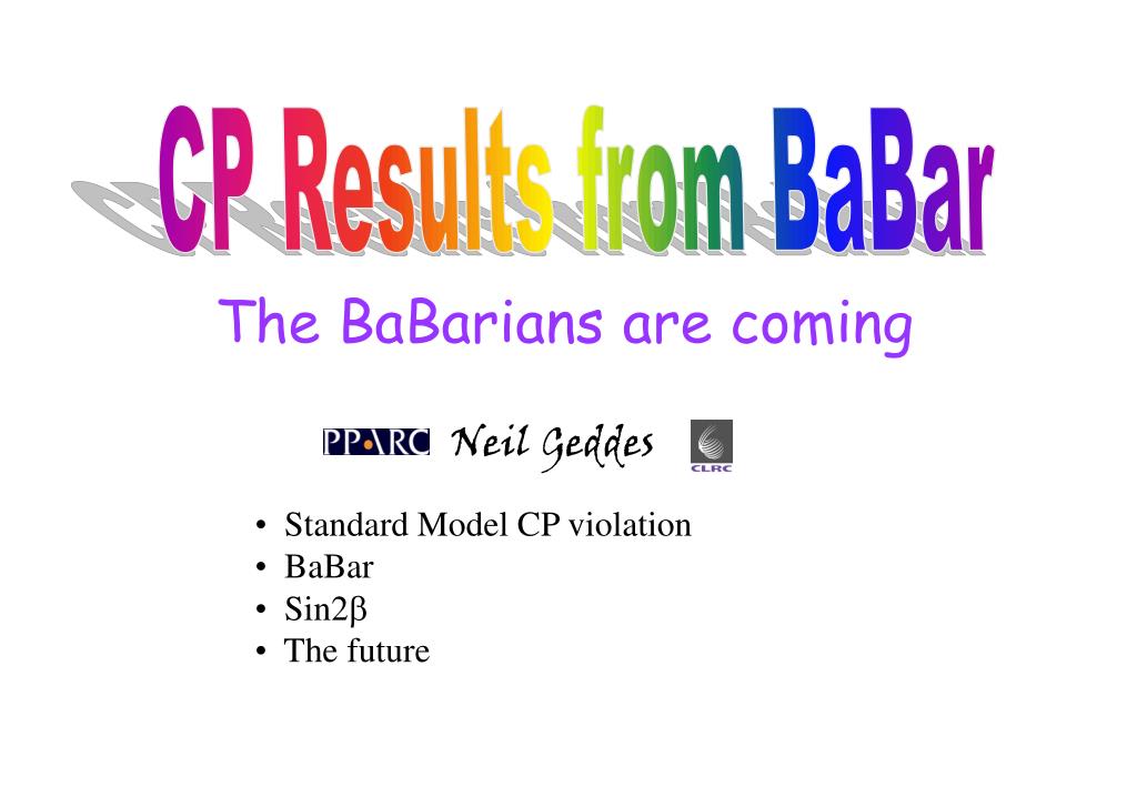 PPT - The BaBarians are coming PowerPoint Presentation, free download ...