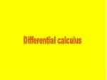 PPT - Differential Calculus PowerPoint Presentation, free download - ID ...