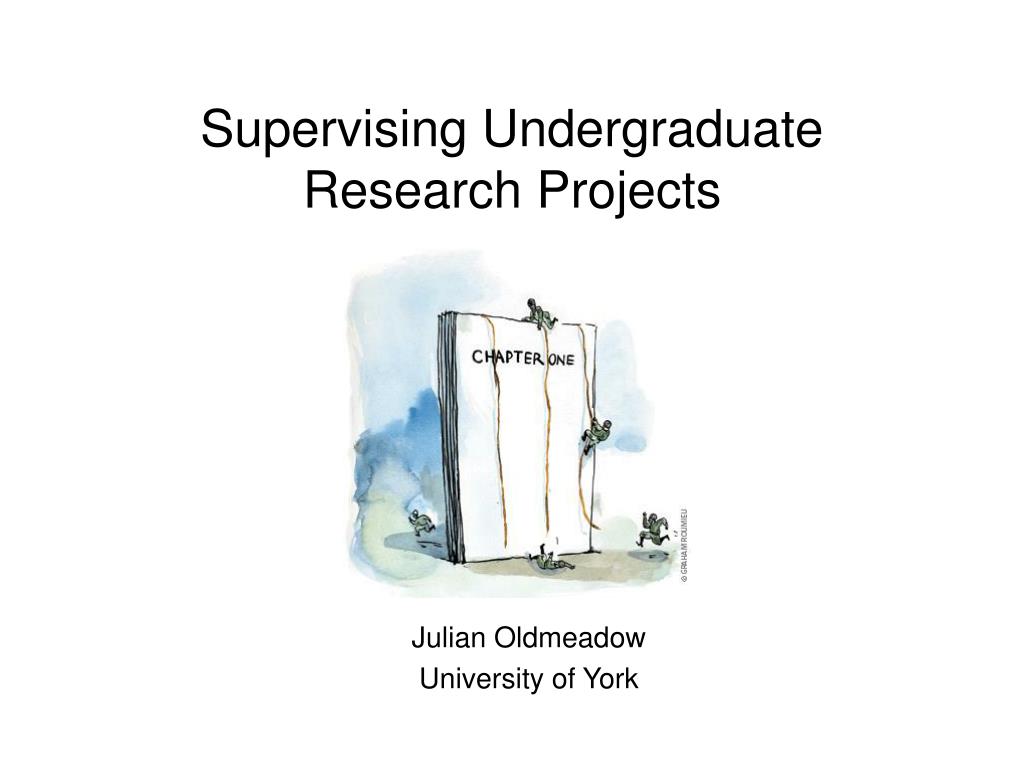 PPT - Supervising Undergraduate Research Projects PowerPoint ...