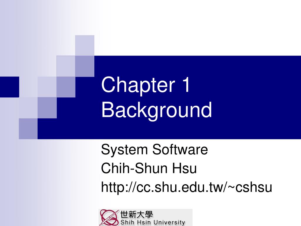 PPT - Chapter 1 Background PowerPoint Presentation, free download - ID ...