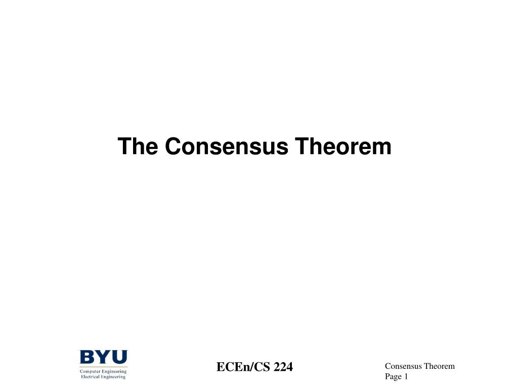 PPT - The Consensus Theorem PowerPoint Presentation, free download - ID ...