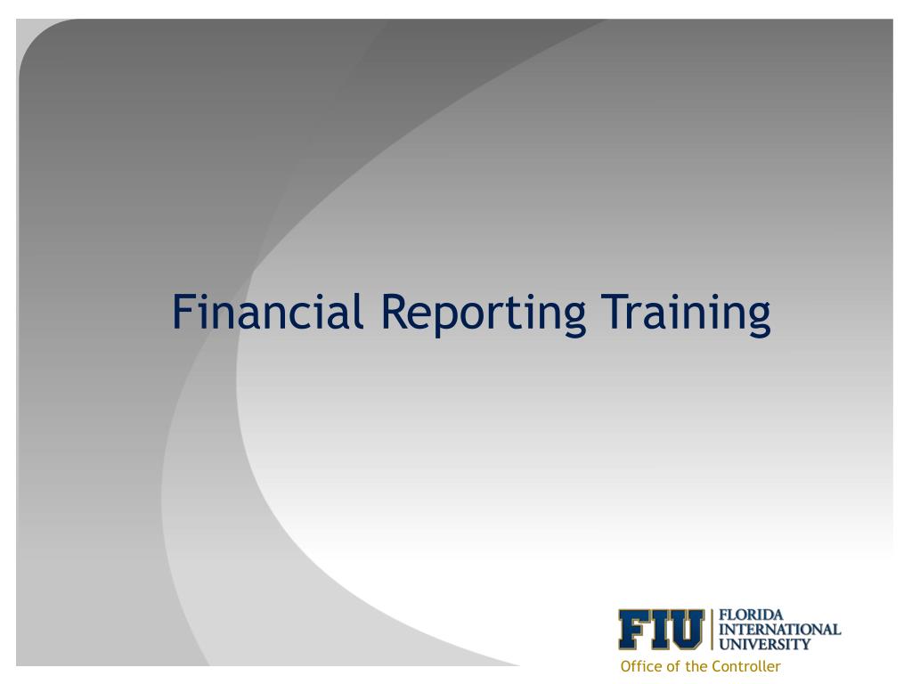PPT - Financial Reporting Training PowerPoint Presentation, free ...