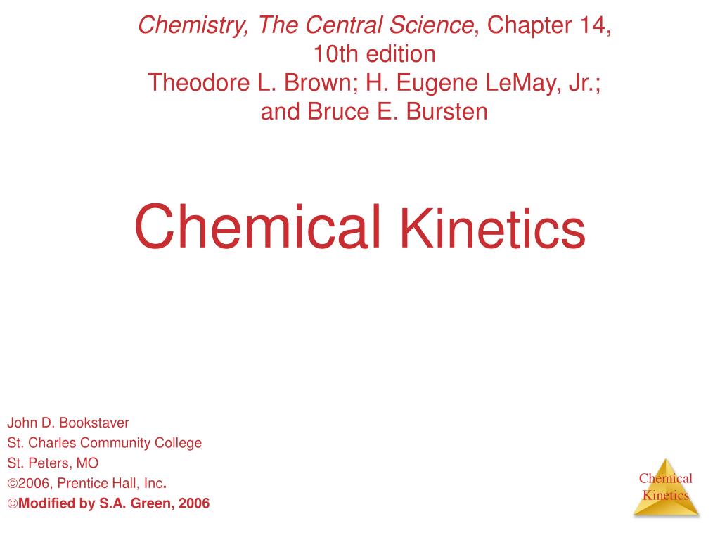PPT - Chemical Kinetics PowerPoint Presentation, free download - ID:3223613