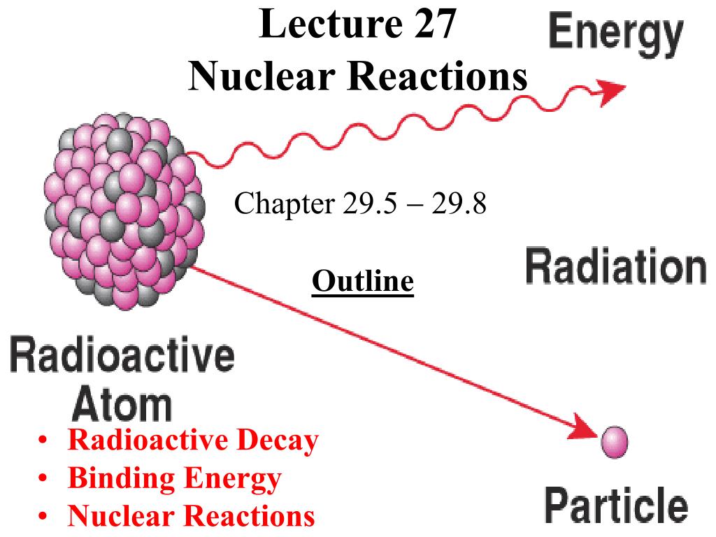 PPT - Lecture 27 Nuclear Reactions PowerPoint Presentation, free ...