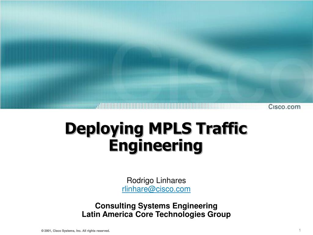 PPT - Deploying MPLS Traffic Engineering PowerPoint Presentation, free ...
