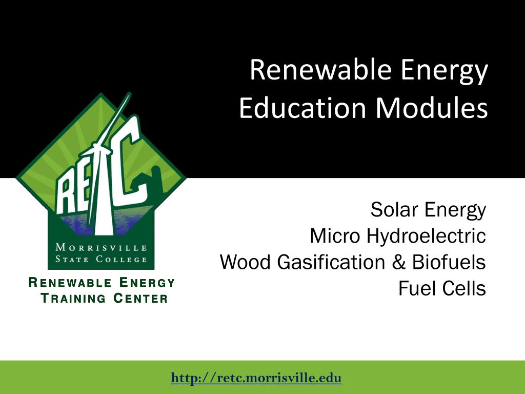 PPT - Renewable Energy Education Modules PowerPoint Presentation, free ...