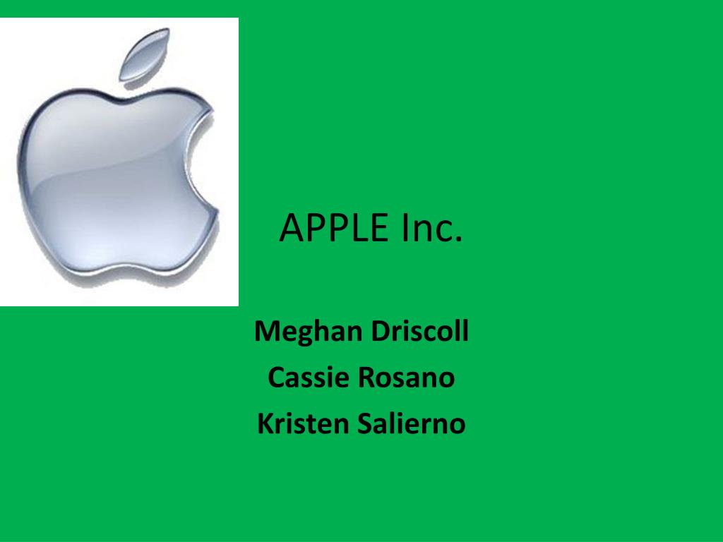 PPT - APPLE Inc. PowerPoint Presentation, free download - ID:3237843