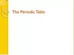 PPT - The Periodic Table PowerPoint Presentation, free download - ID ...