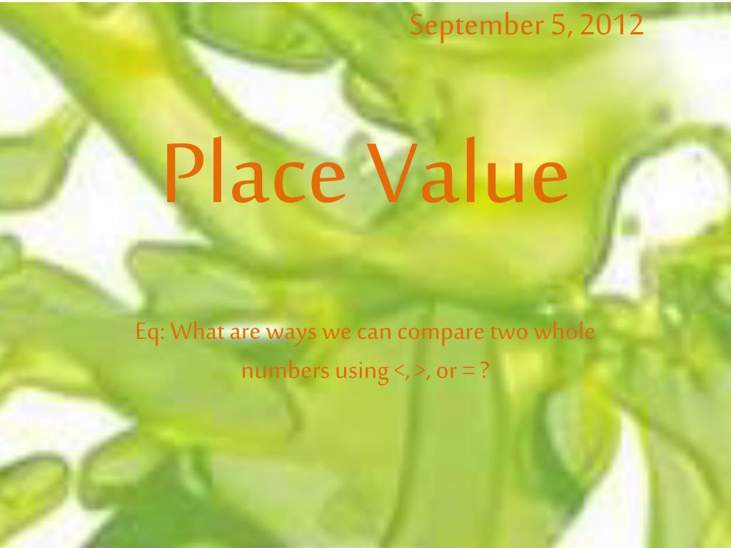 PPT - Place Value PowerPoint Presentation, free download - ID:3240749