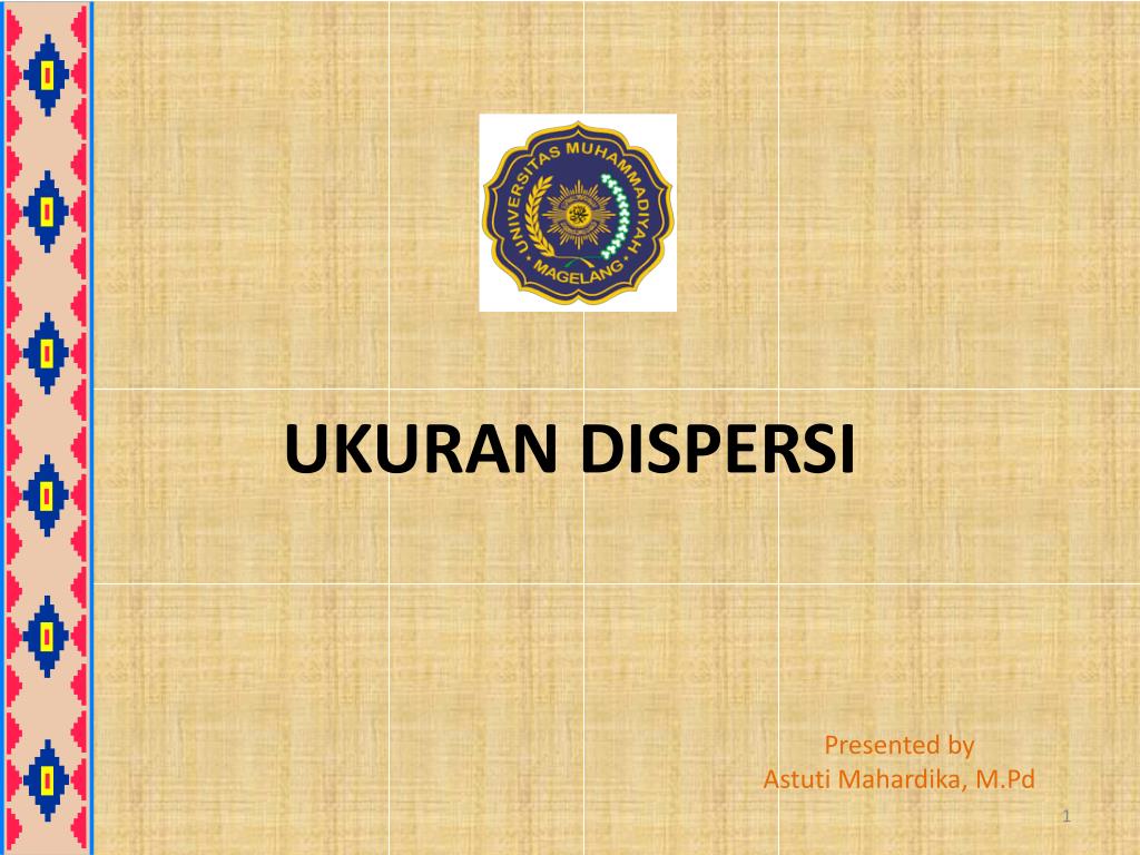 PPT - UKURAN DISPERSI PowerPoint Presentation, free download - ID:3241490