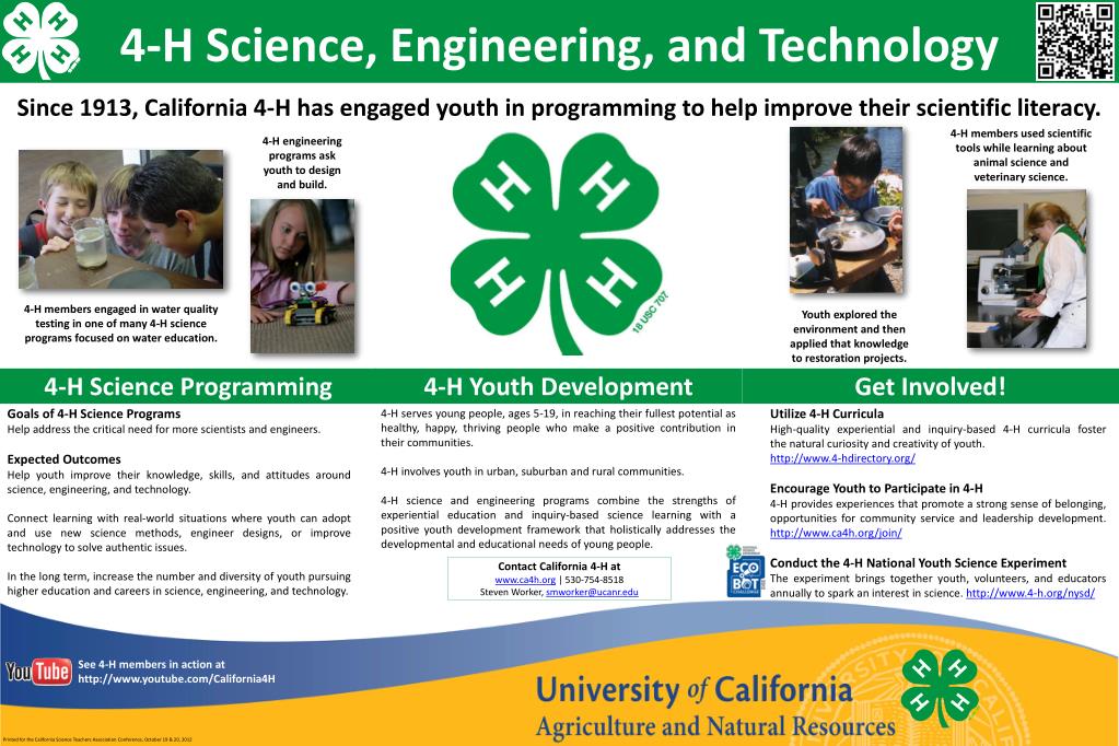 PPT - 4-H Science, Engineering, and Technology PowerPoint Presentation ...