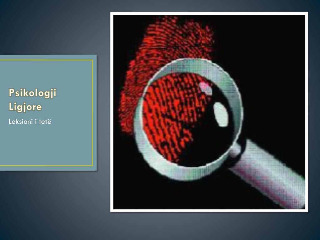 PPT - Psikologji Ligjore PowerPoint Presentation, free download - ID ...