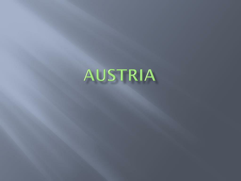 PPT - austria PowerPoint Presentation, free download - ID:3251018