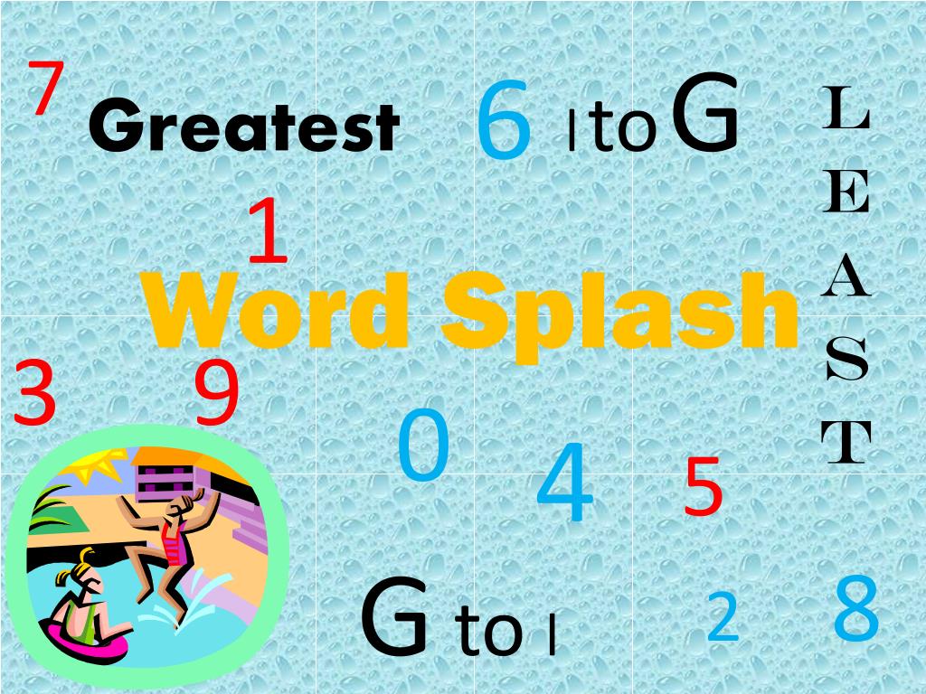 PPT - Word Splash PowerPoint Presentation, free download - ID:3251582