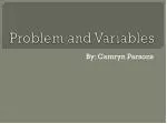 PPT - Research Problem Statement Construct, Concept and Variables ...